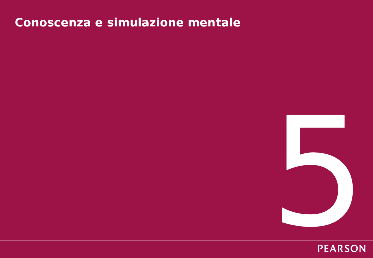 Capitolo 5 Manuale Di Psicologia Generale Gerrig Zimbardo Docsity