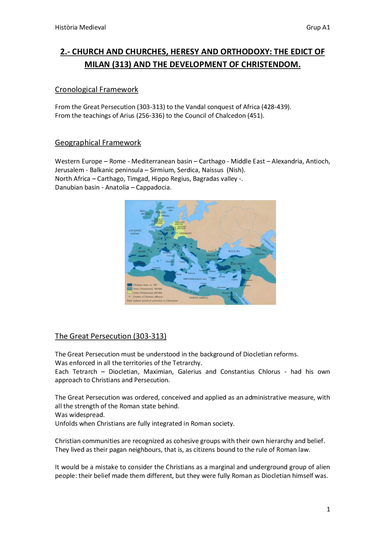Apuntes Història Medieval Ub Docsity