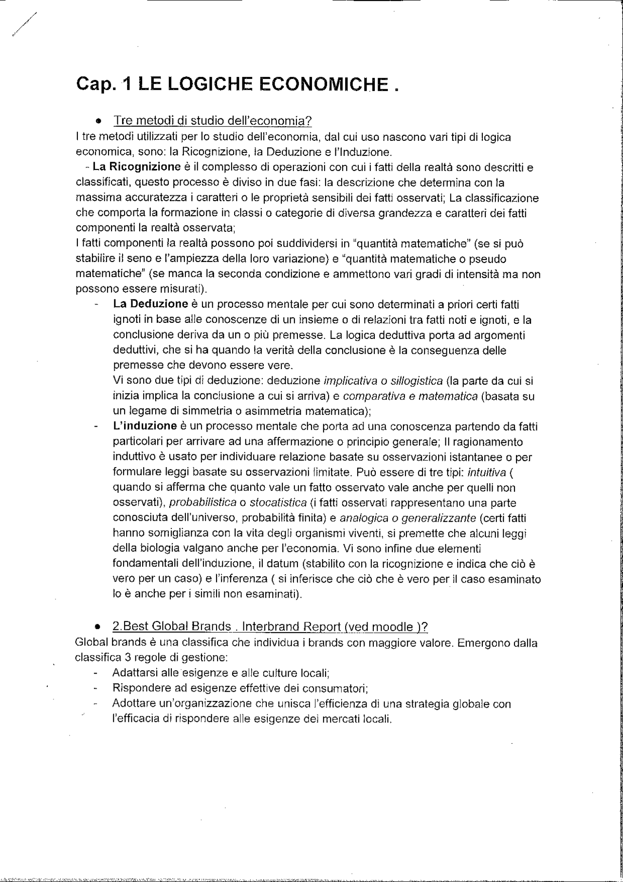 Direzione Delle Imprese Docsity