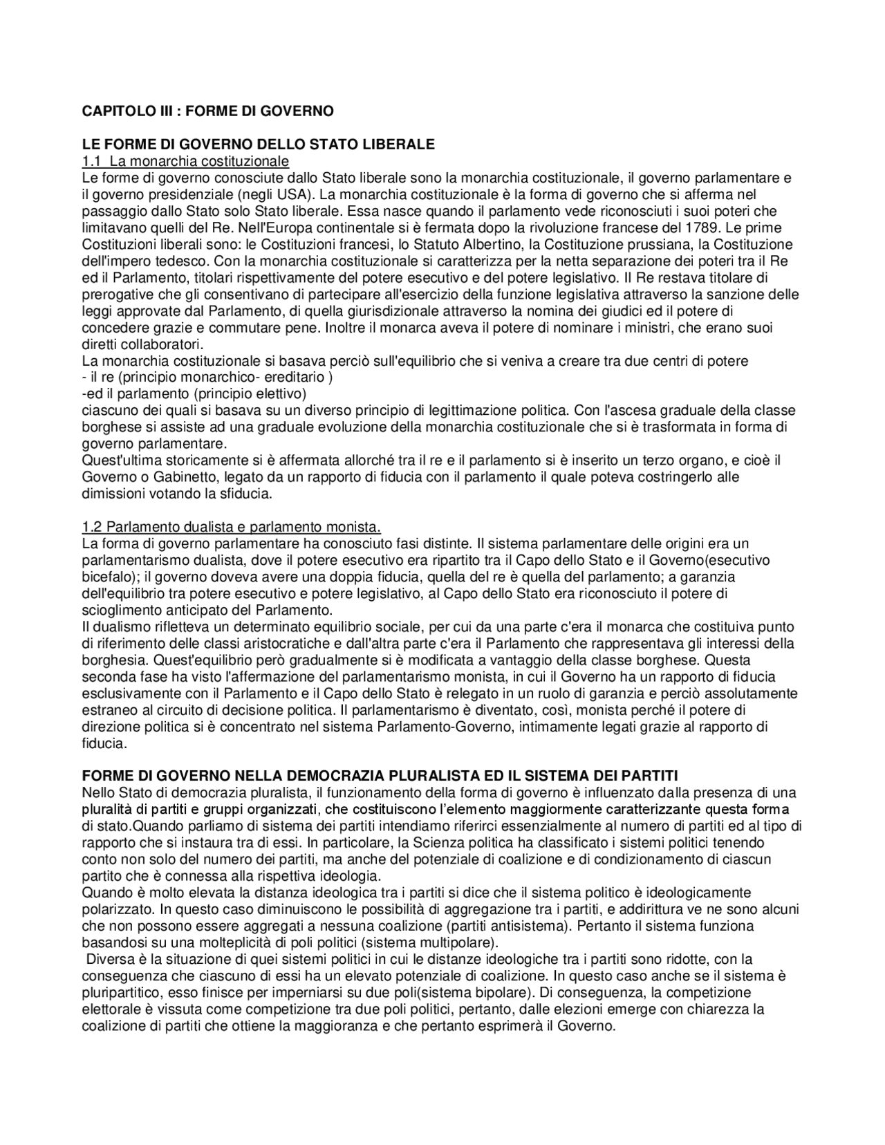 Diritto Pubblico Parte 3 Docsity