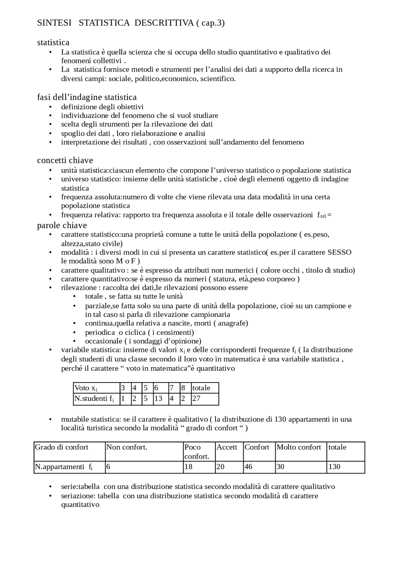 Statistica Sociale Sintesi E Dispense 2 Docsity