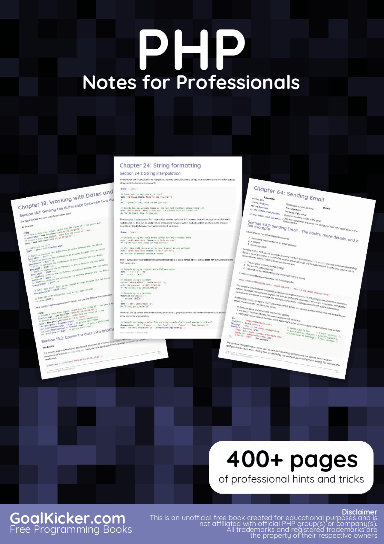 Php Notes For Professionals Docsity