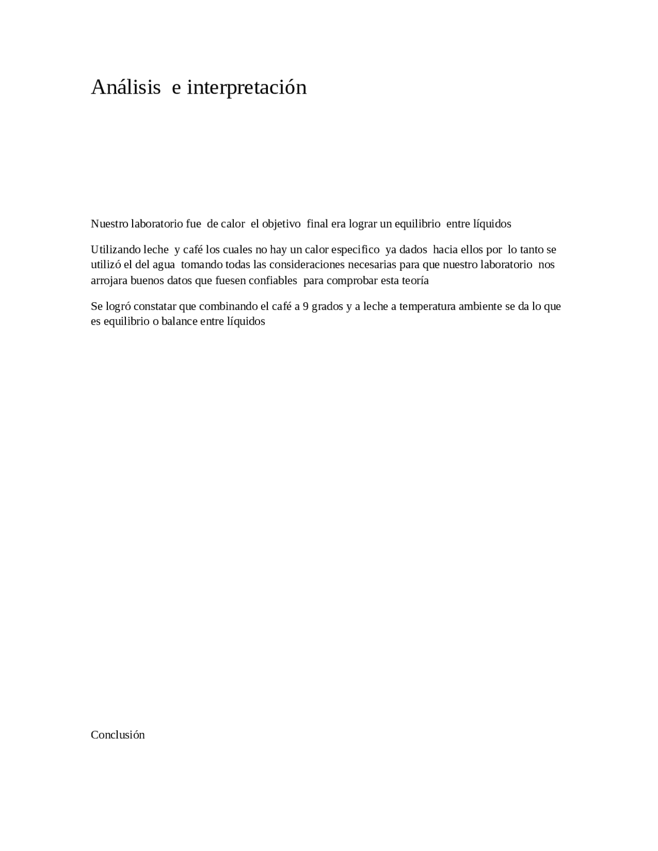 Análisis De Laboratorio Docsity