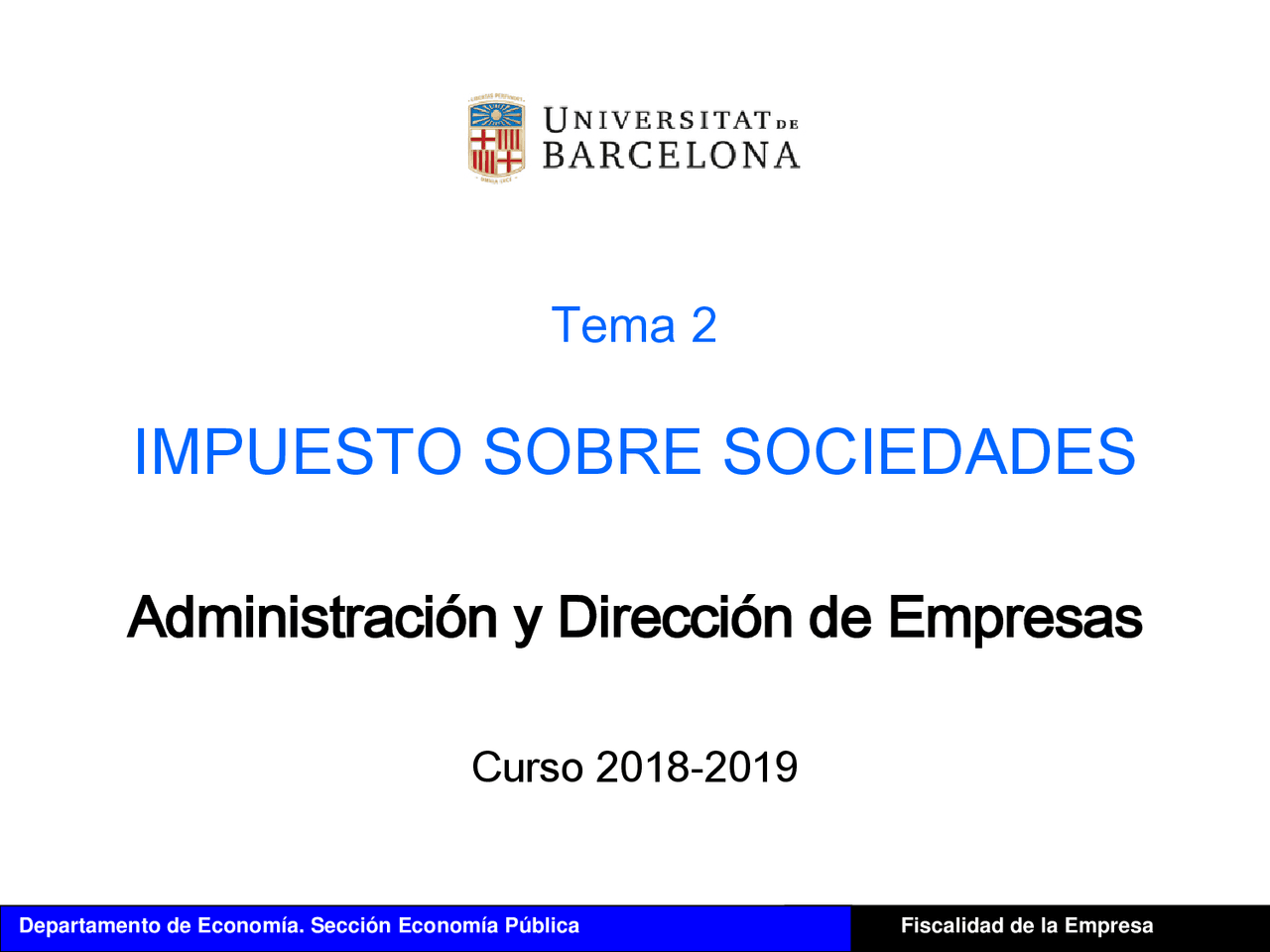 Esquemas Is Fiscalidad De La Empresa Apuntes De Economía Docsity