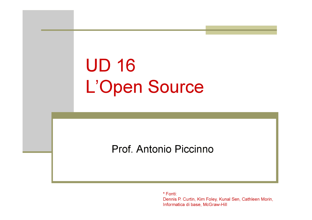 Dispense Di Informatica Docsity