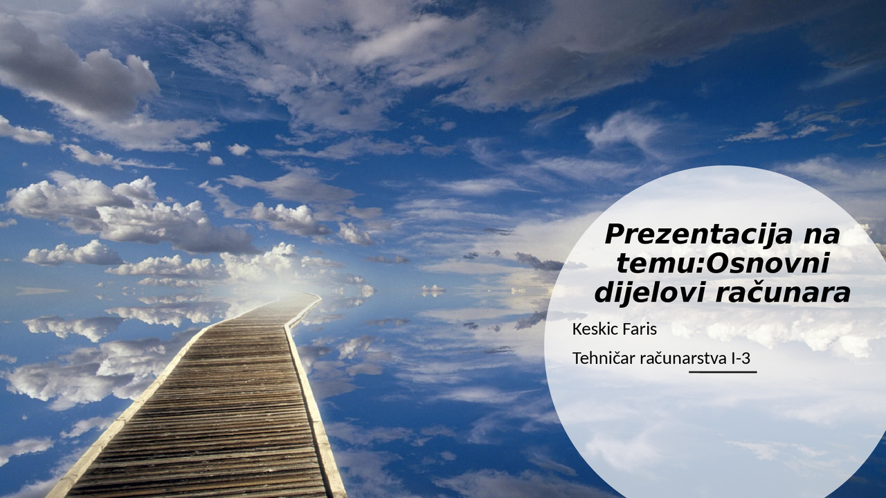 Prezentacija Iz Informatike Slajdovi Predlog Računarstvo I