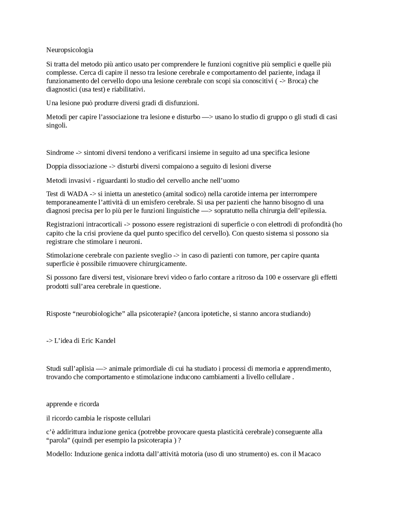 Fondamenti Anatomo Fisiologici Docsity