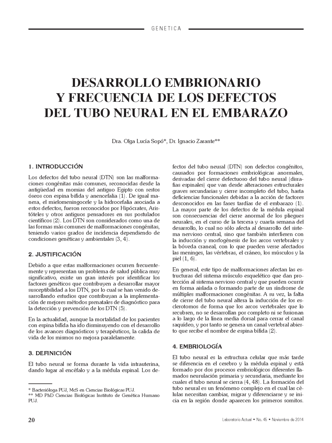 Desarrollo Embrionario Docsity