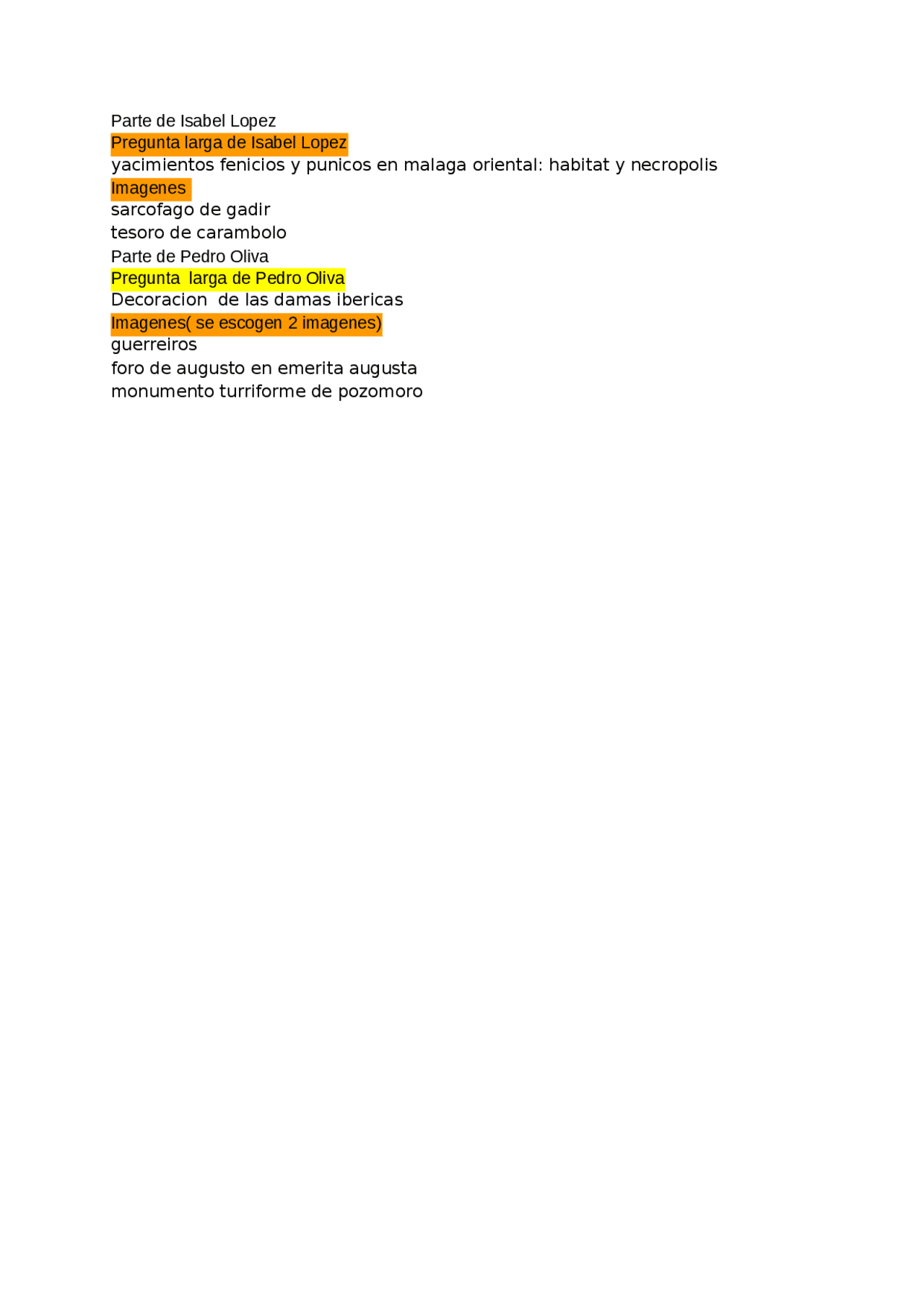 Examen Arqueología De España Junio 2019 Docsity