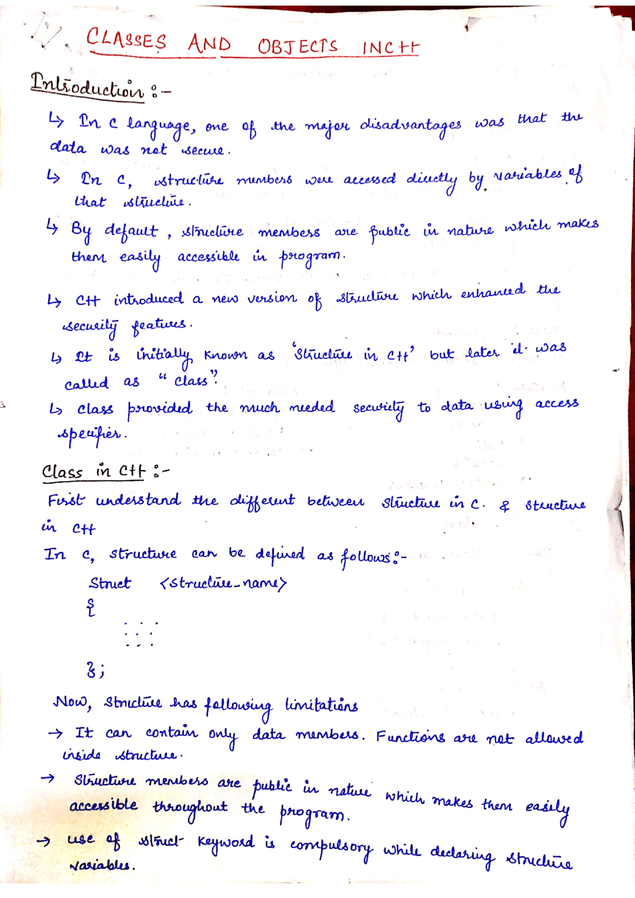 Classes In Object Oriented Programming Docsity 5334
