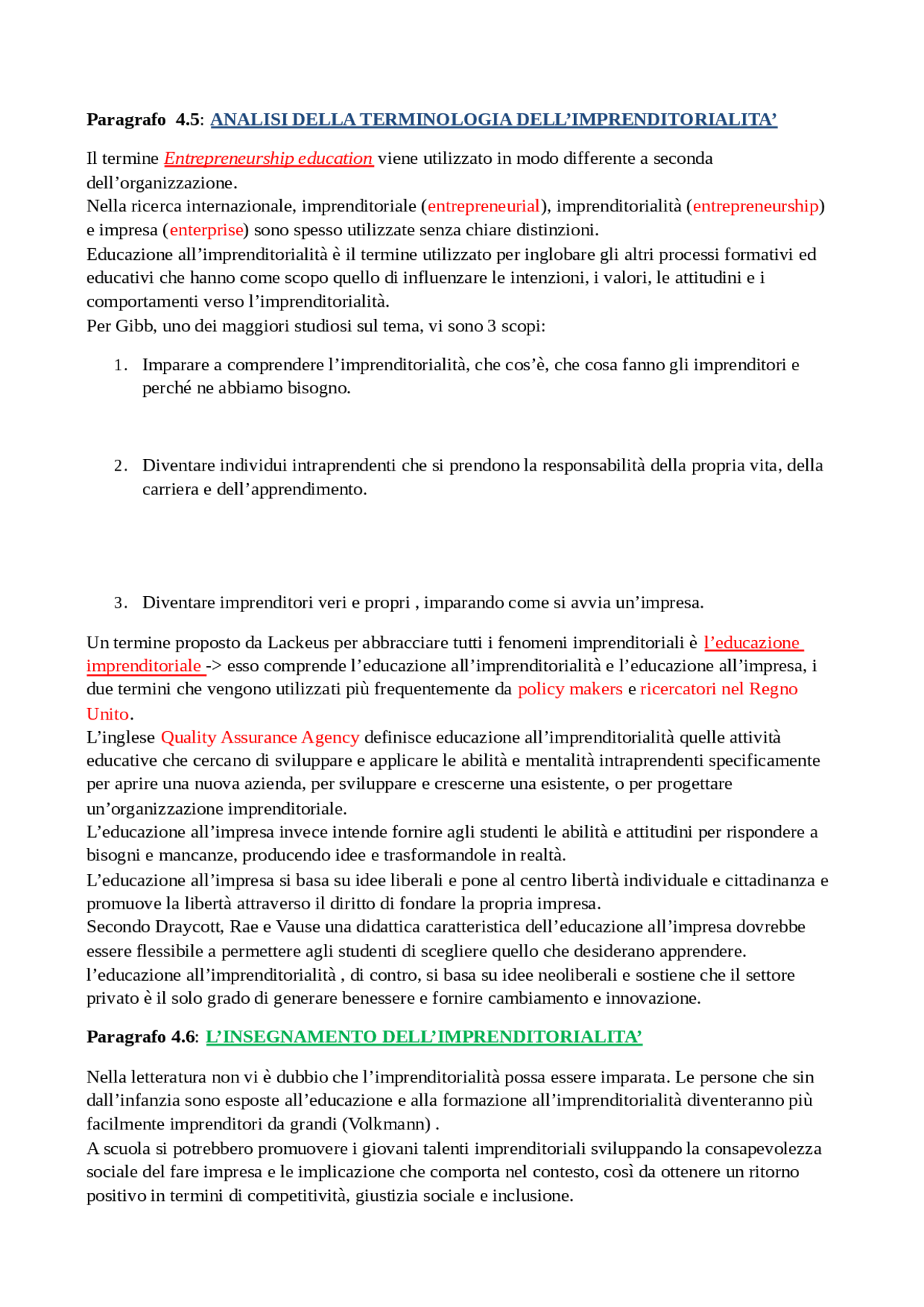 Riassunto Gargiulo Seconda Parte Docsity