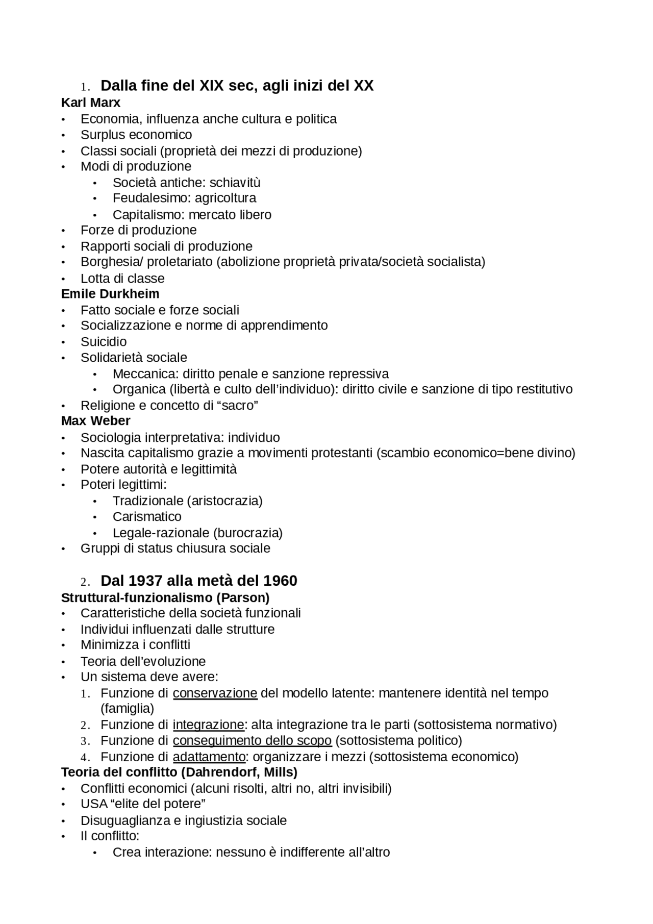 Riassunto Libro Teoria Sociale Docsity