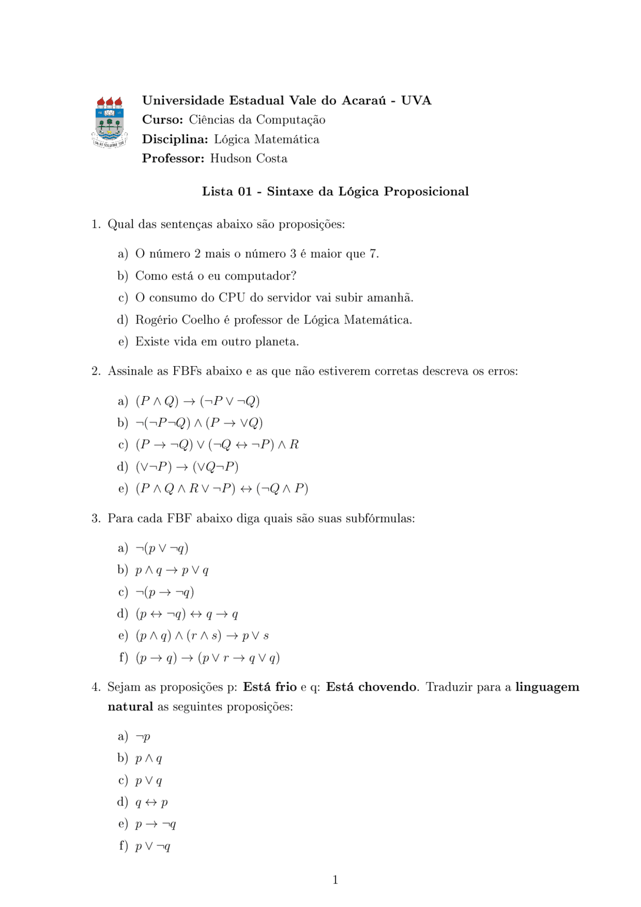 Ciência Da Computação Docsity