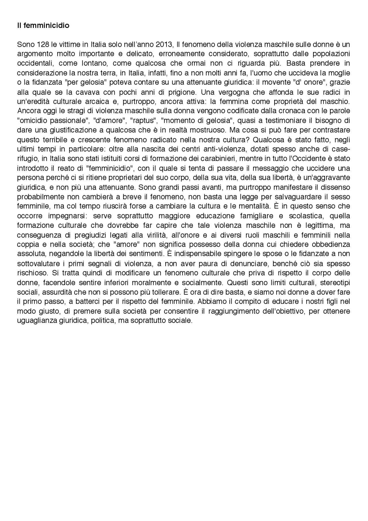 Possibili Temi Su Cui Trattare Per La Prima Prova Italiano Docsity