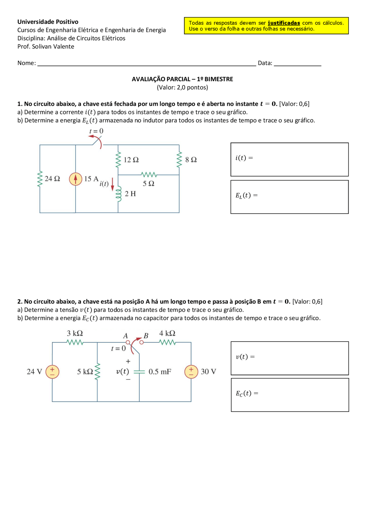 Análise De Circuitos Elétricos Docsity
