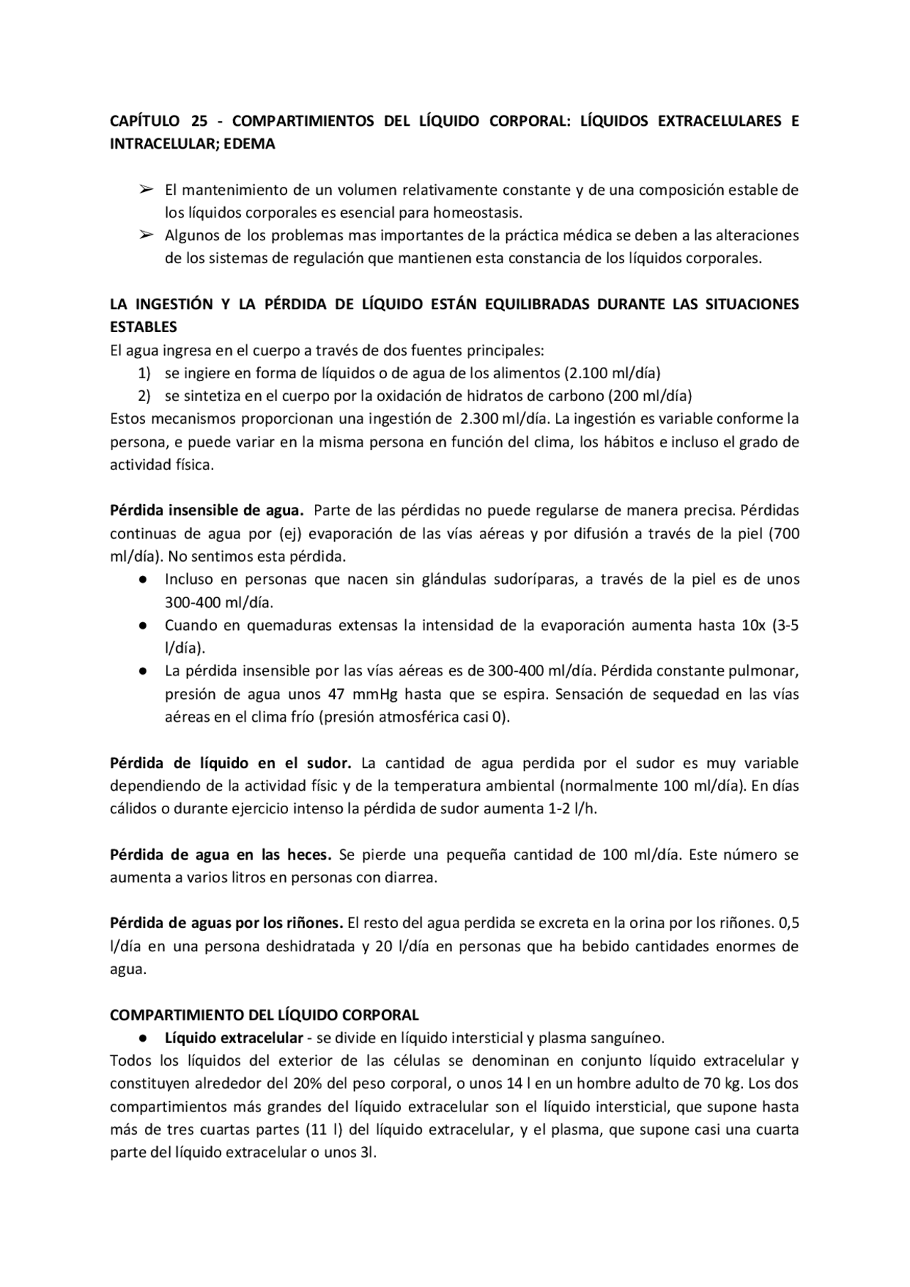 Resumen Capítulo 25 Guyton Docsity