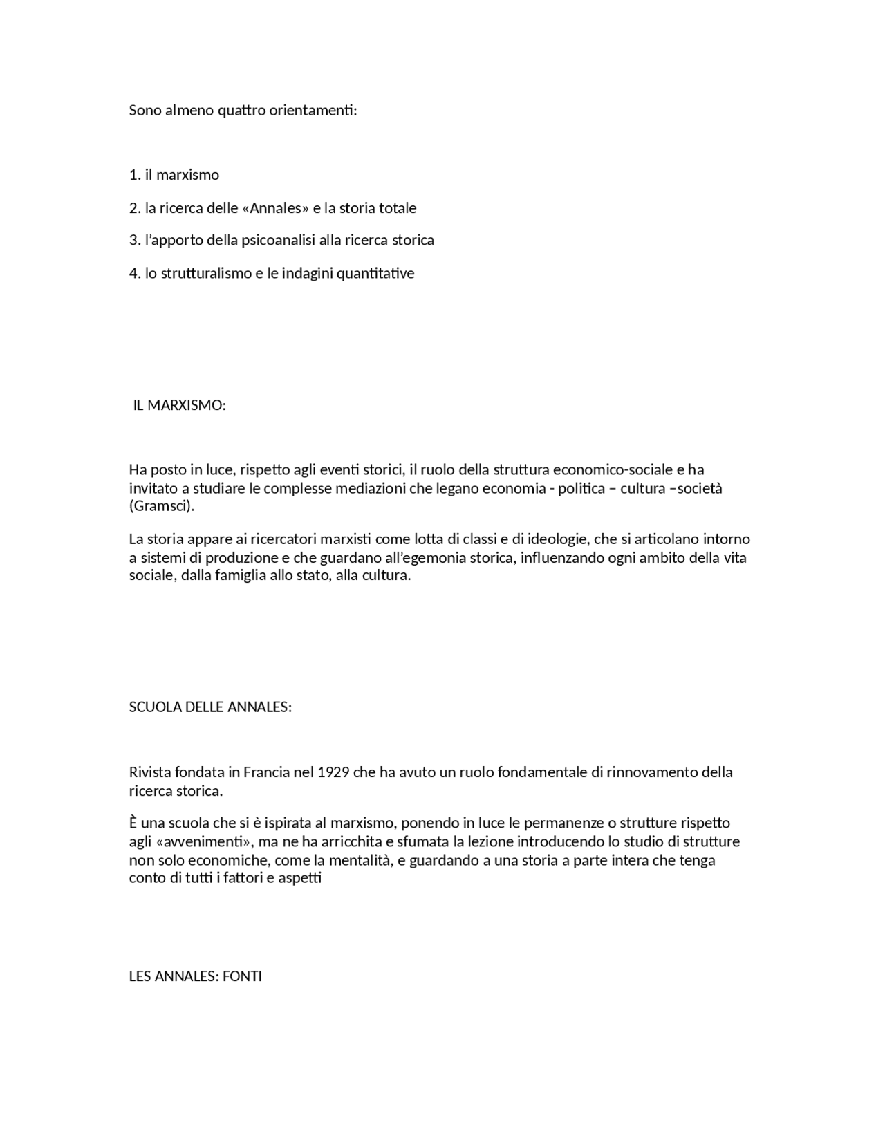 Tipi Di Orientamenti Docsity
