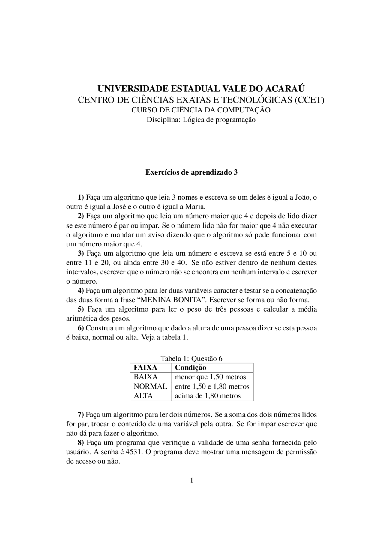 Ciência Da Computação Docsity