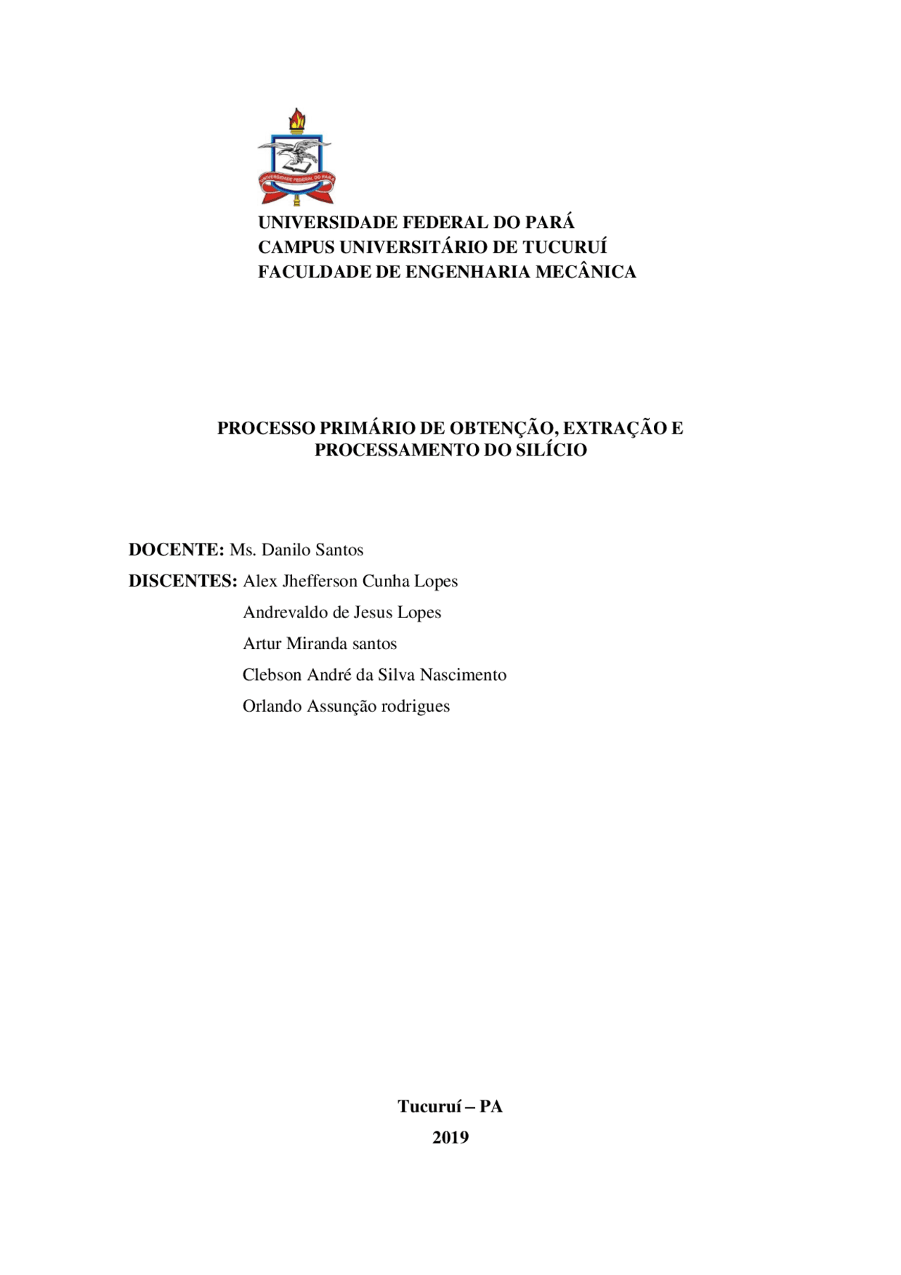 Silicio Metalurgia Docsity