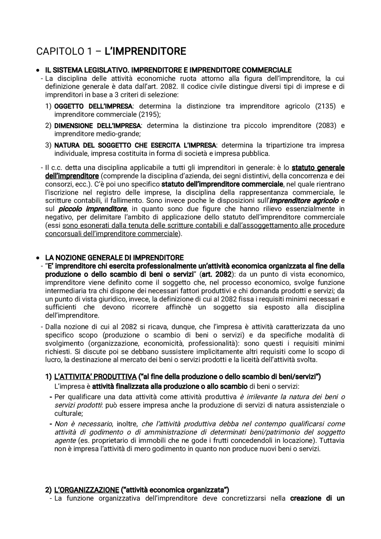 Diritto Commerciale Riassunto Primo Libro Docsity