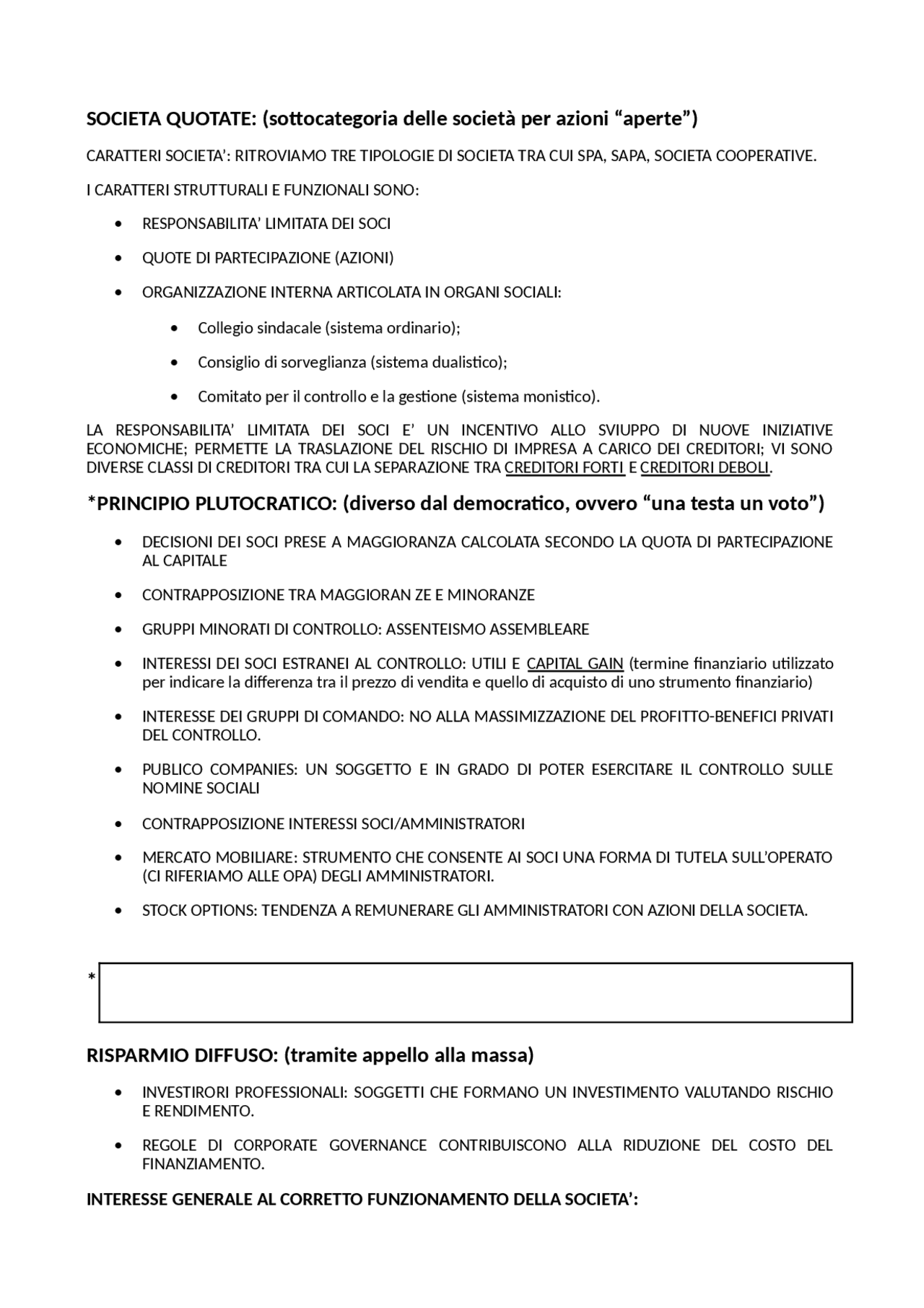 Riassunti Diritto Degli Intermediari E Dei Mercati Finanziari Docsity