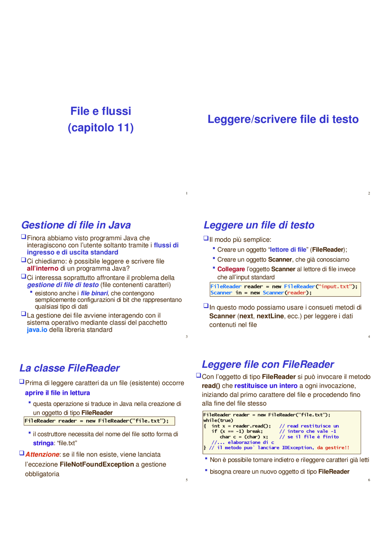 Appunti Vari Java Docsity