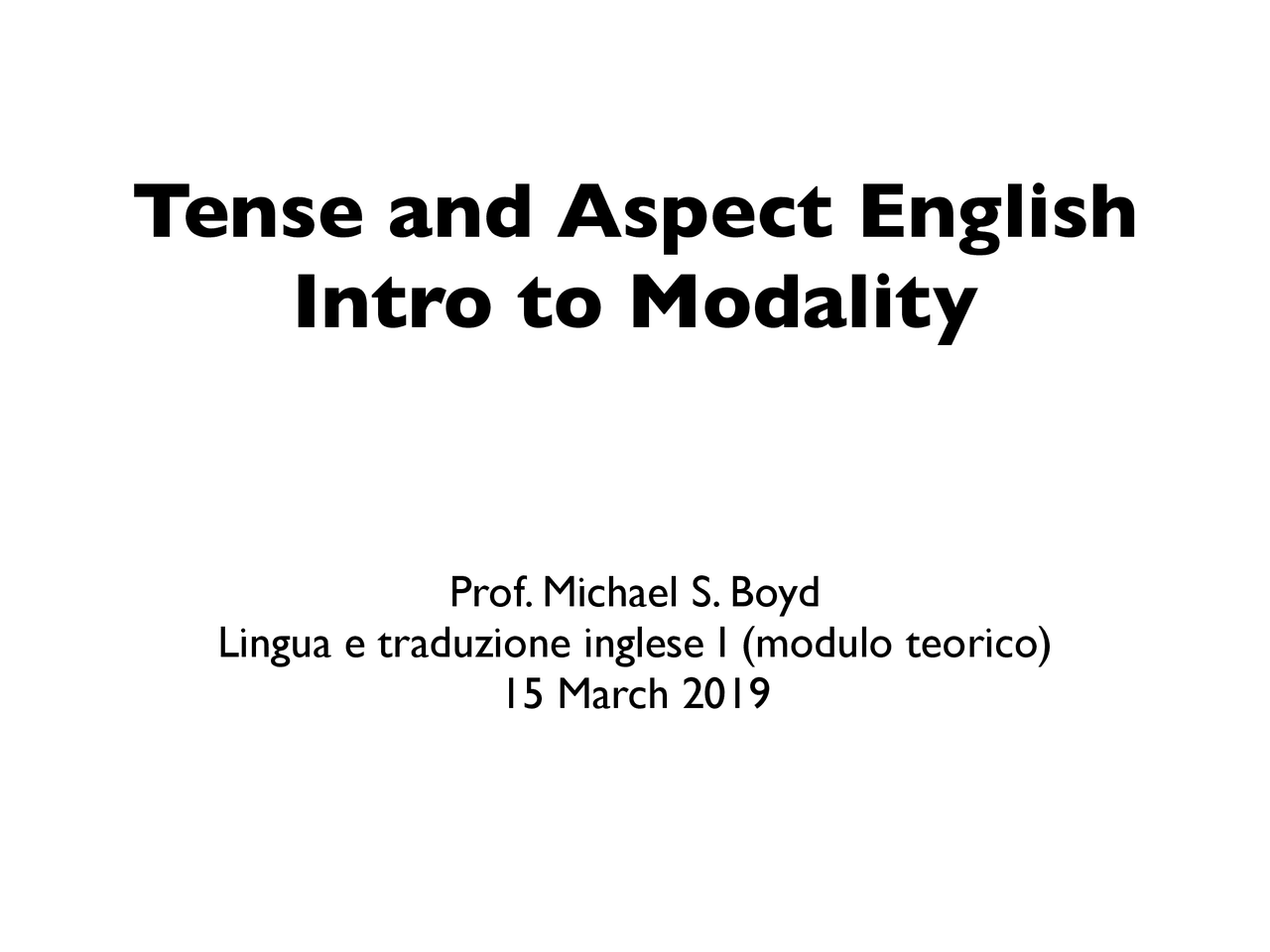 English Morphology Par I Ii Iii Docsity