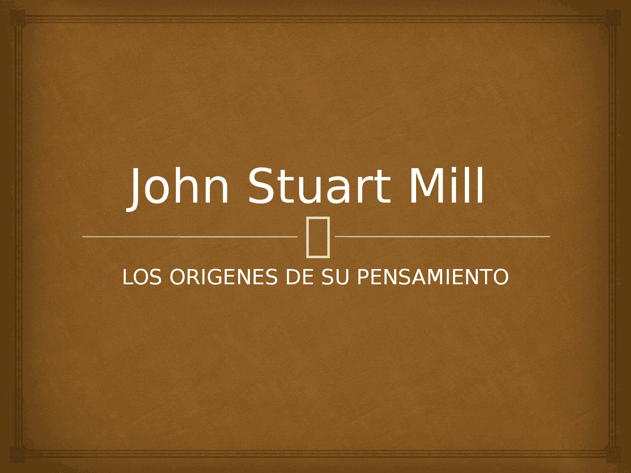 ENFOQUE ECONÓMICO JOHN STUART MILL - Docsity