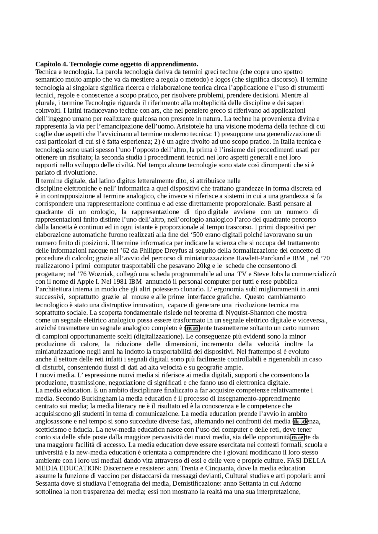 Tecnologie Educative Docsity