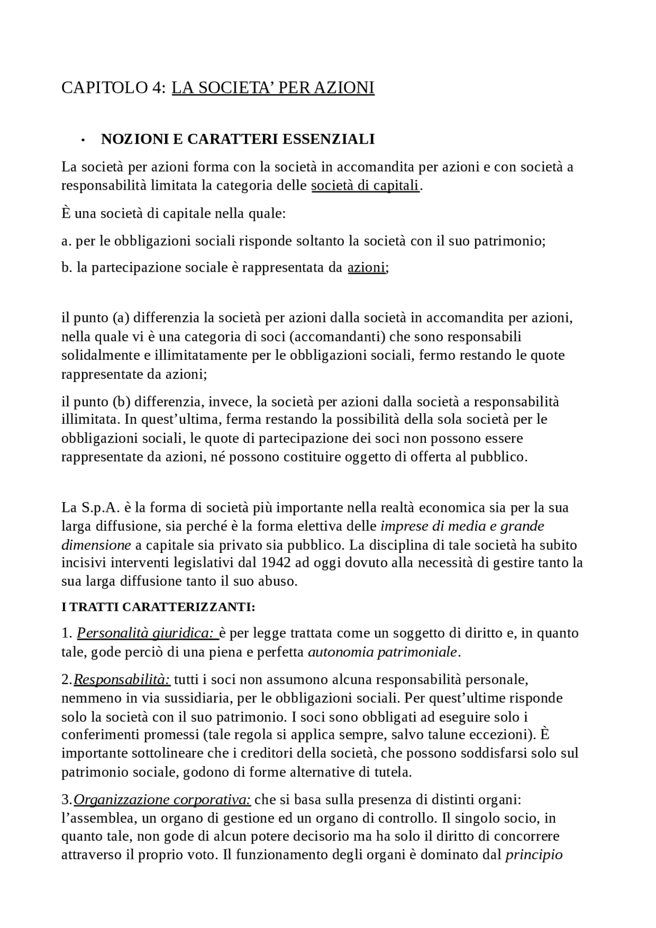 Una Breve Riassunto Sulla Spa Dal Libro Campobasso Docsity