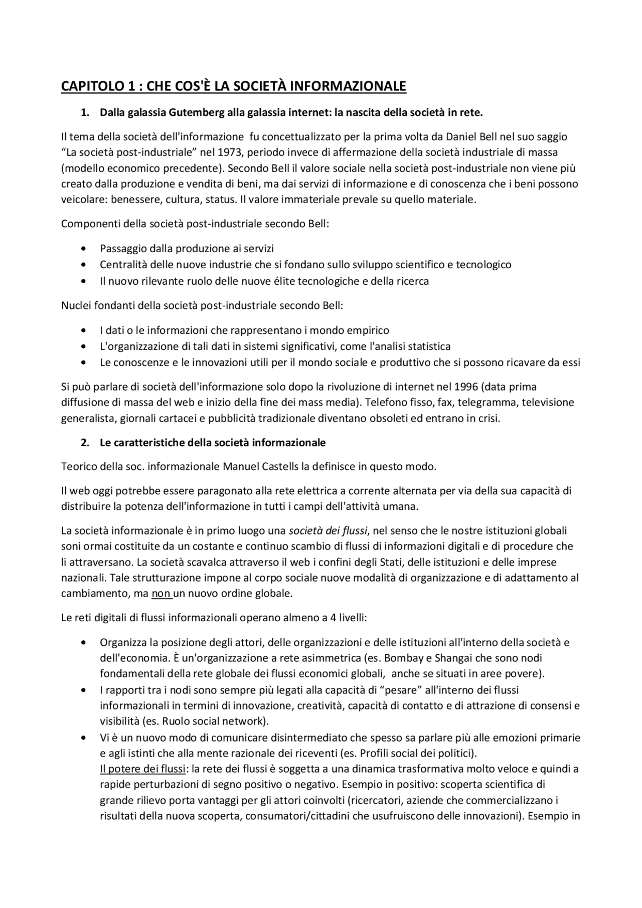 Riassunto Tecnologie Per La Didattica Docsity