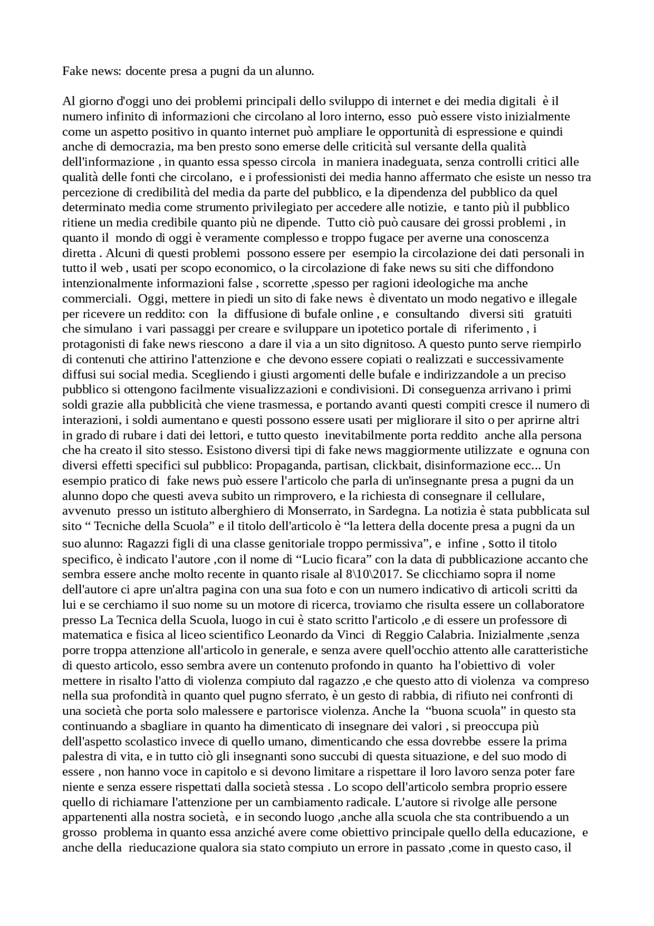 Riassunti Ed Elaborati Docsity