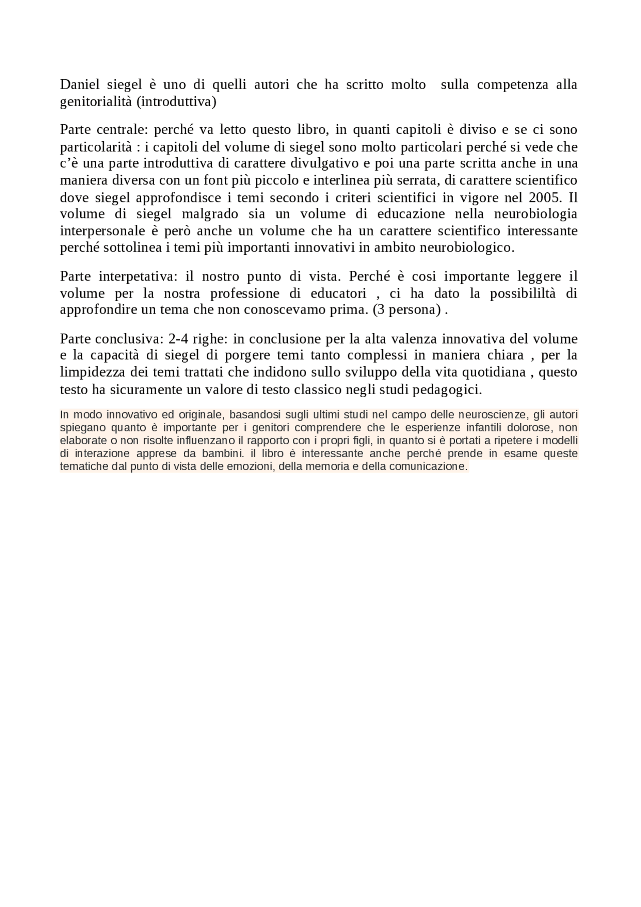 Riassunti Ed Elaborati Docsity