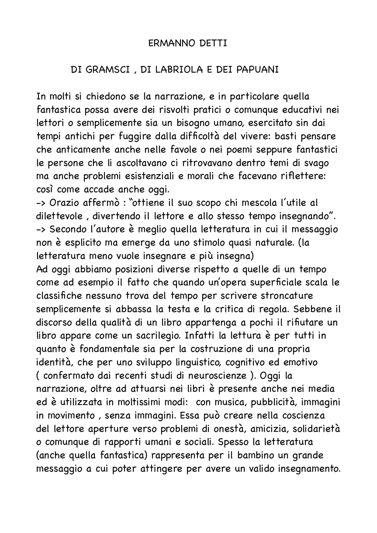 Letteratura Per Linfanzia Docsity