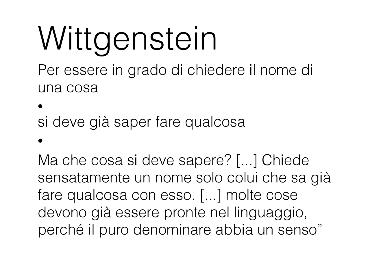 Riassunto Di Wittgenstein Docsity