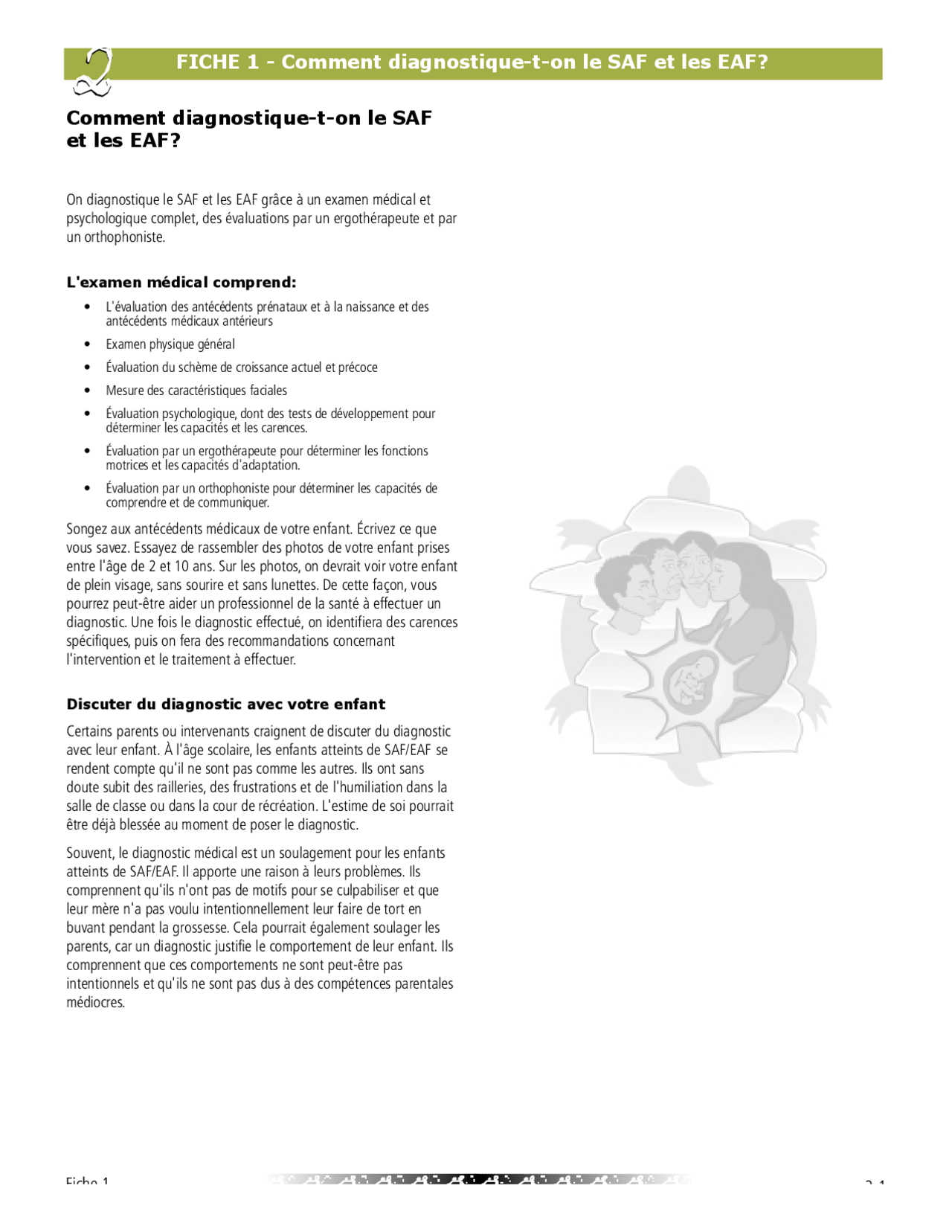Comment diagnostique-t-on le SAF et les EAF? - Docsity
