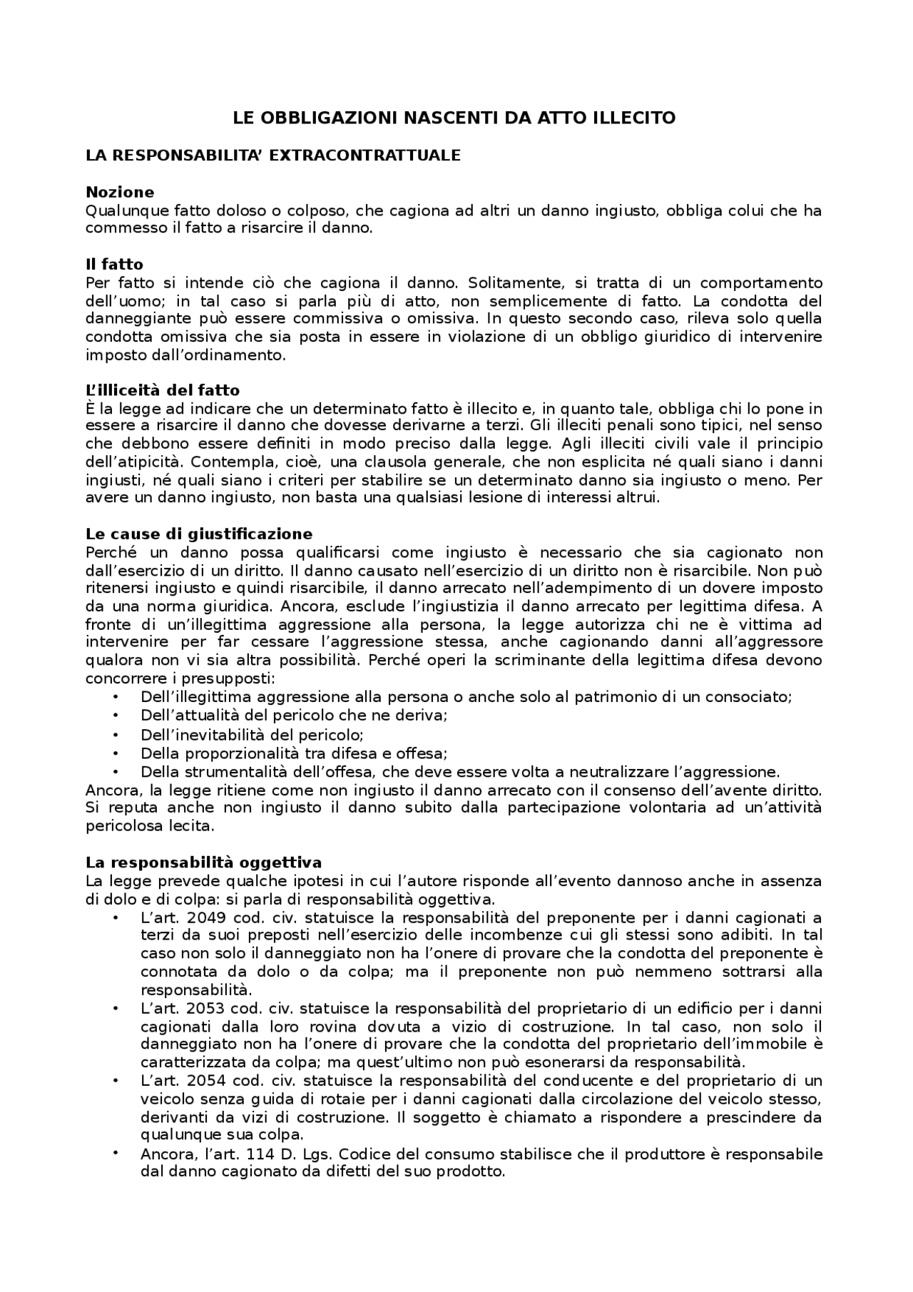 Riasunti E Apunti Di Lezione Docsity