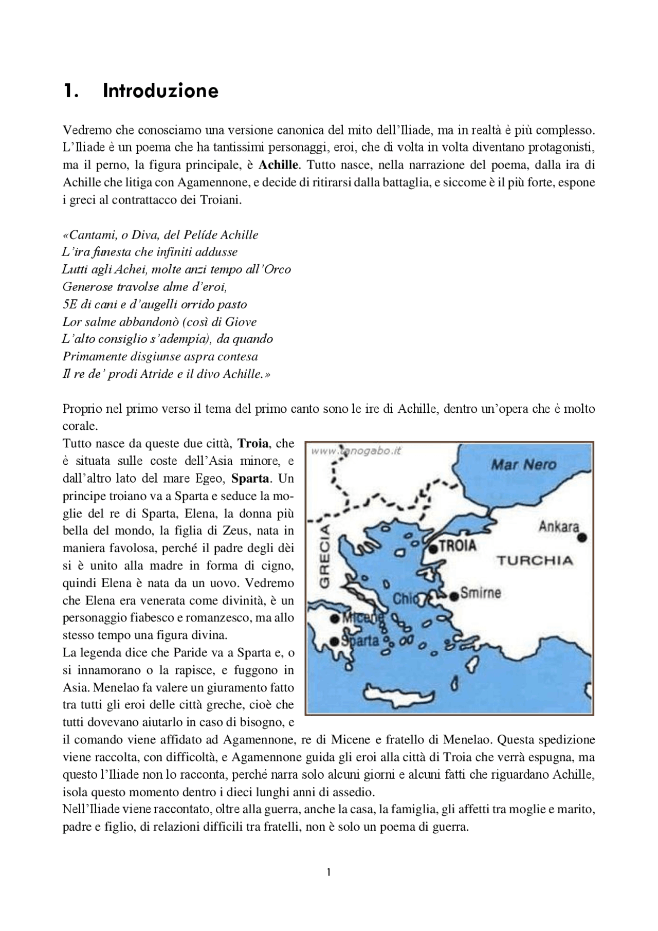 Letteratura Greca I - Docsity