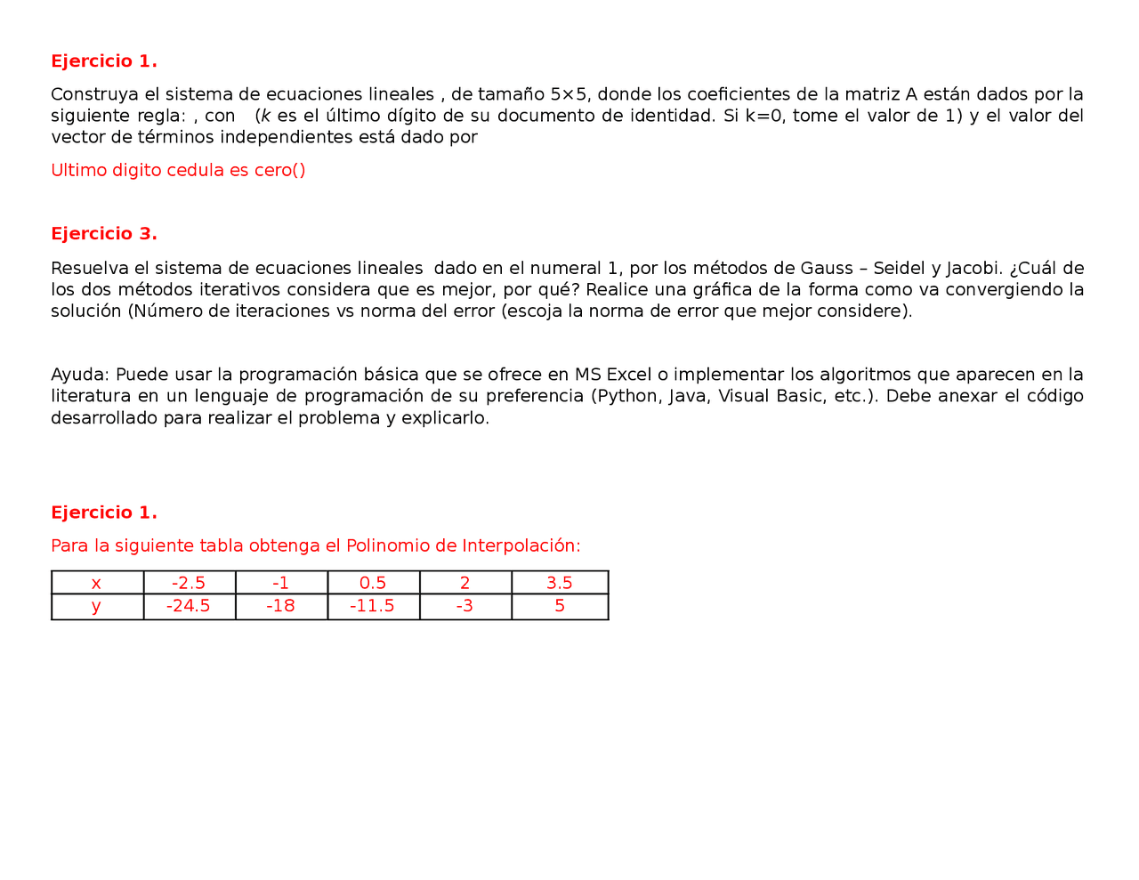 Matematicas y sistemas matemticos - Docsity