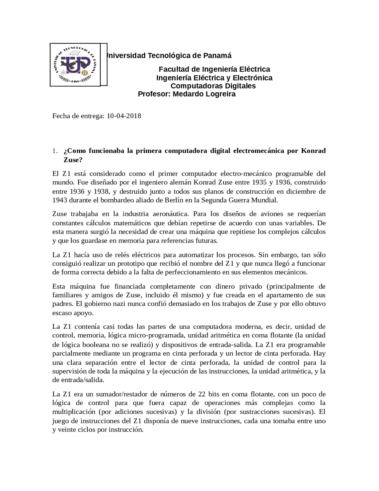 Computadoras Digitales Apuntes De Computación Aplicada Docsity