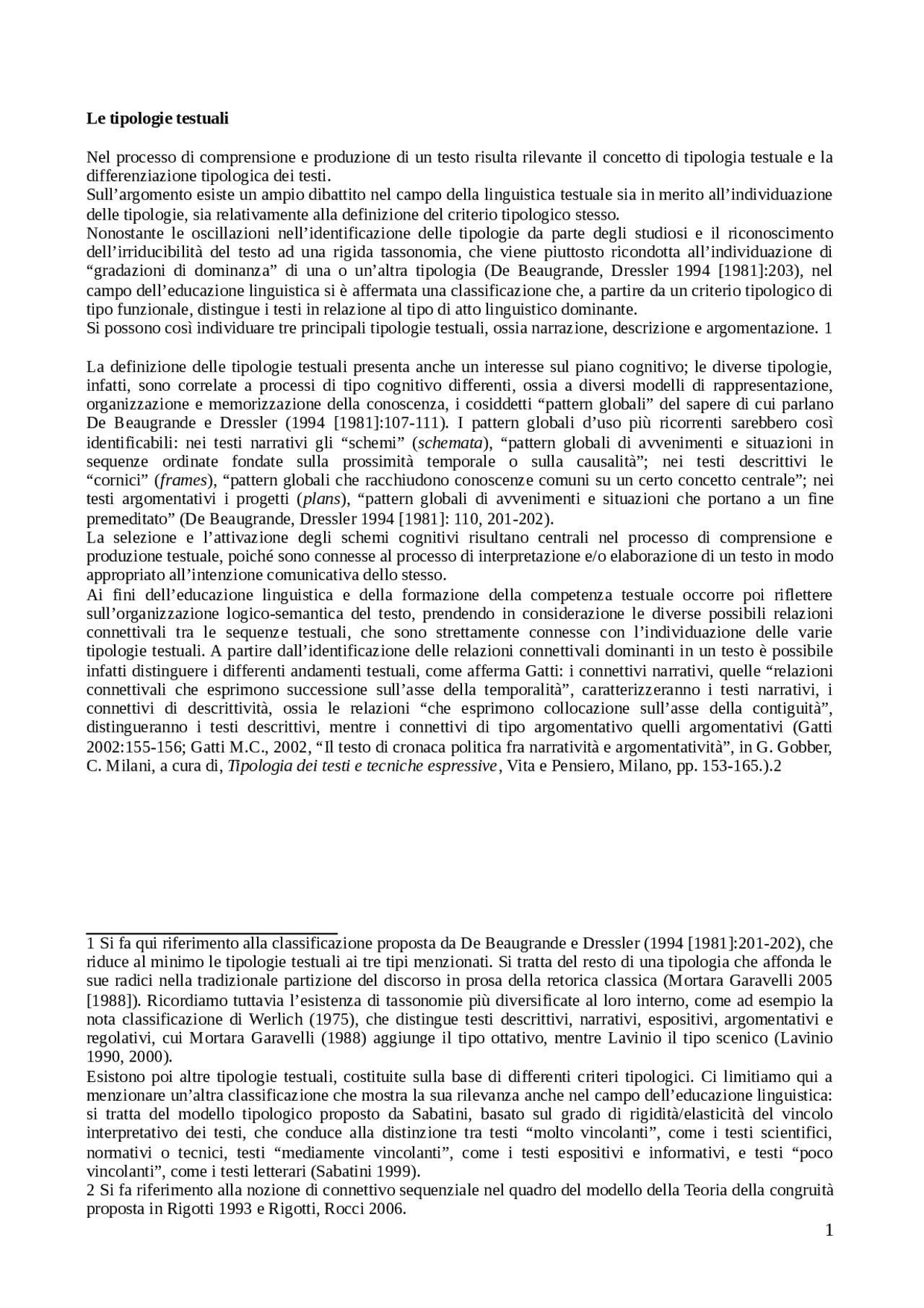 Appunti Di Italiano Docsity
