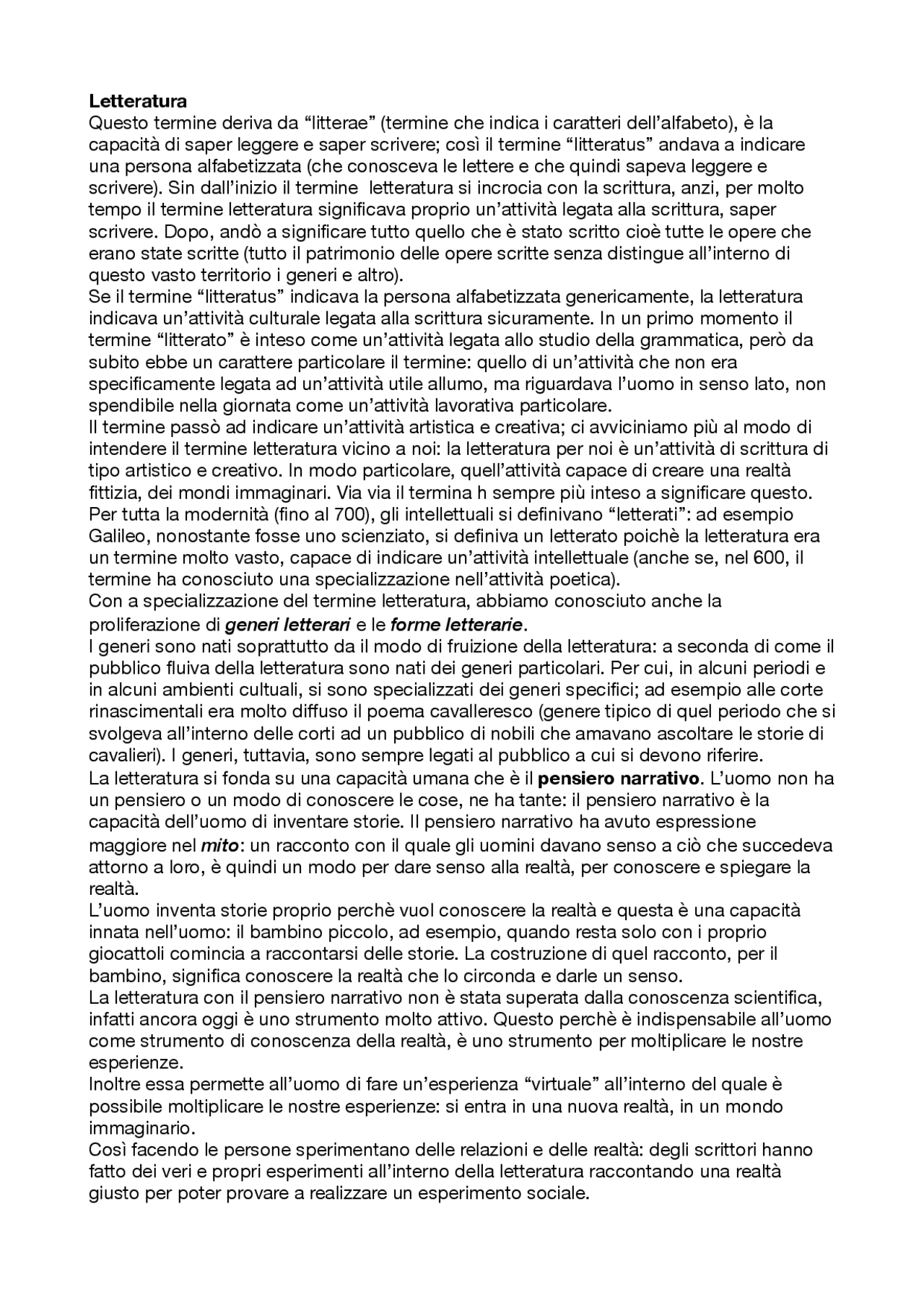 Letteratura Per Linfanzia Docsity