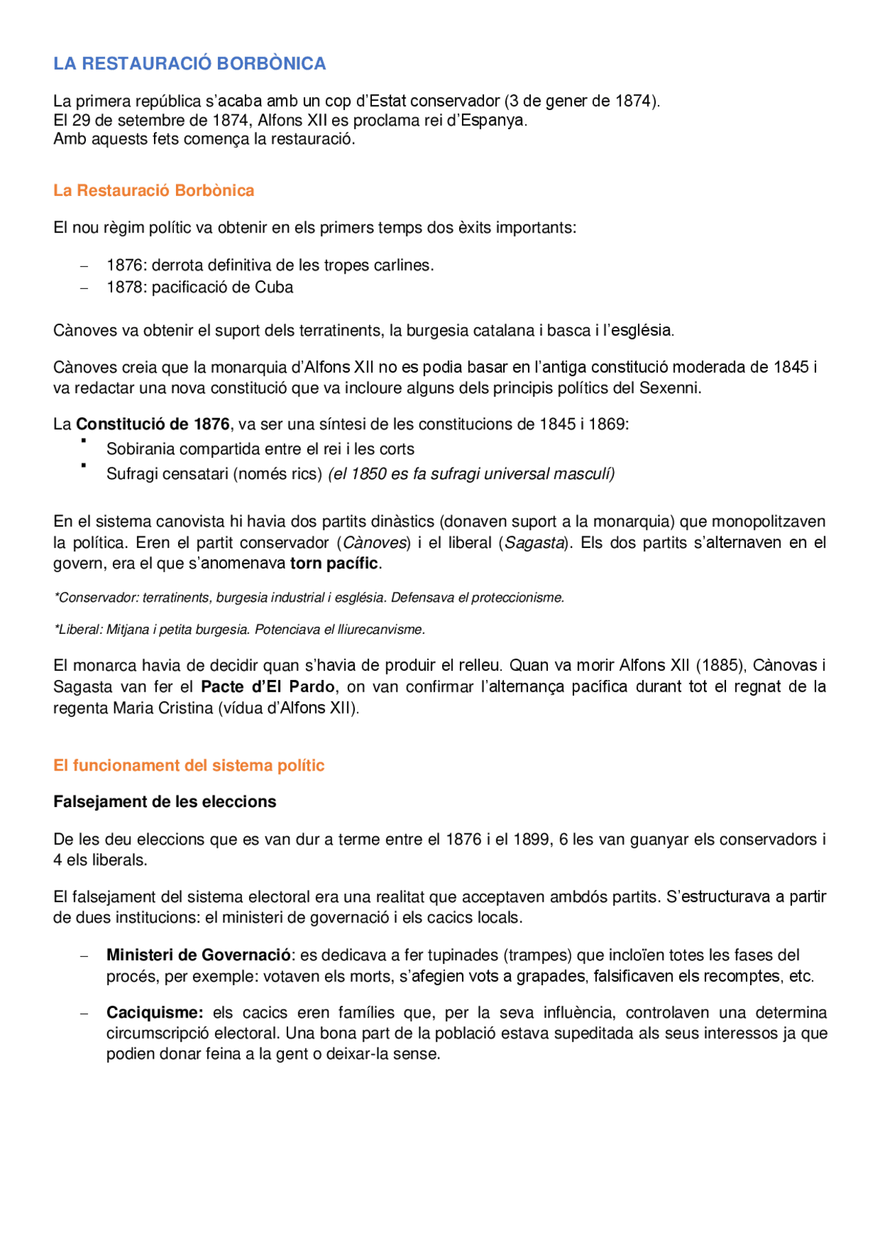 Historia Selectivitat Docsity