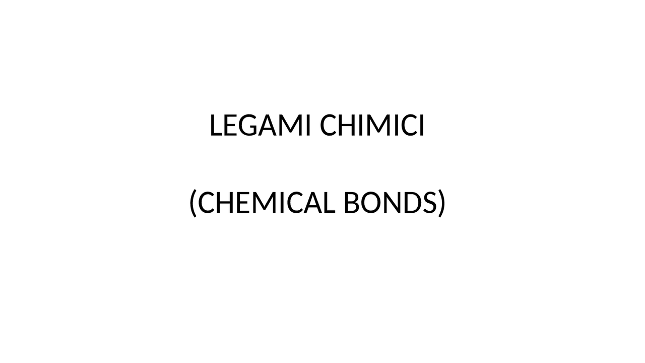 Legami Chimici I Vari Tipi Docsity