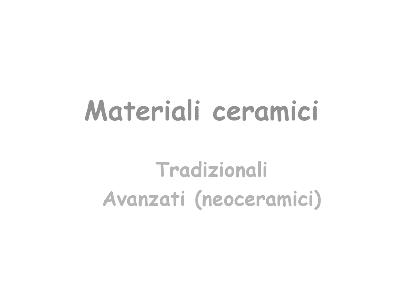 Slides Scienze E Tecnologia Dei Materiali Docsity