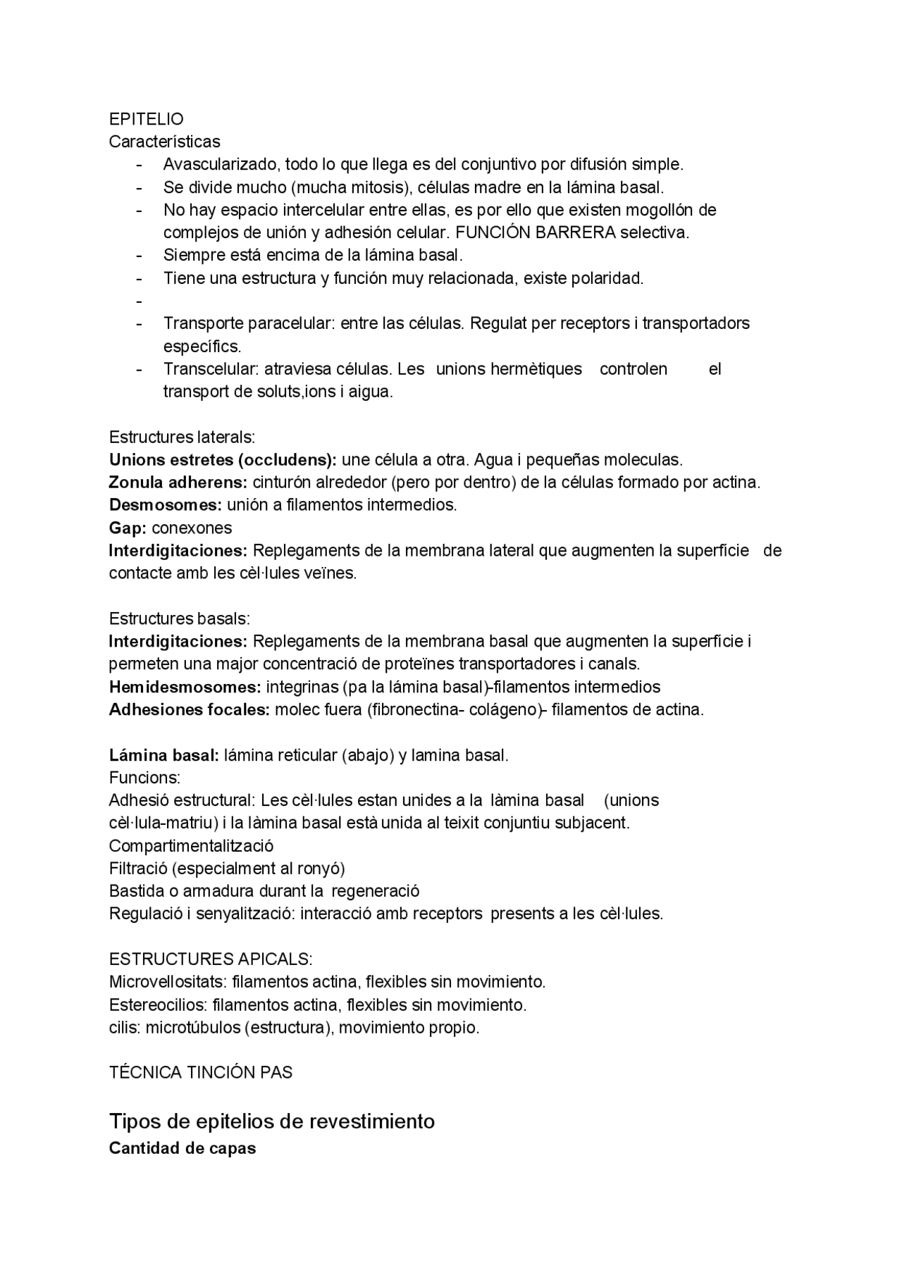 Biologia Celular Y Tisular Docsity