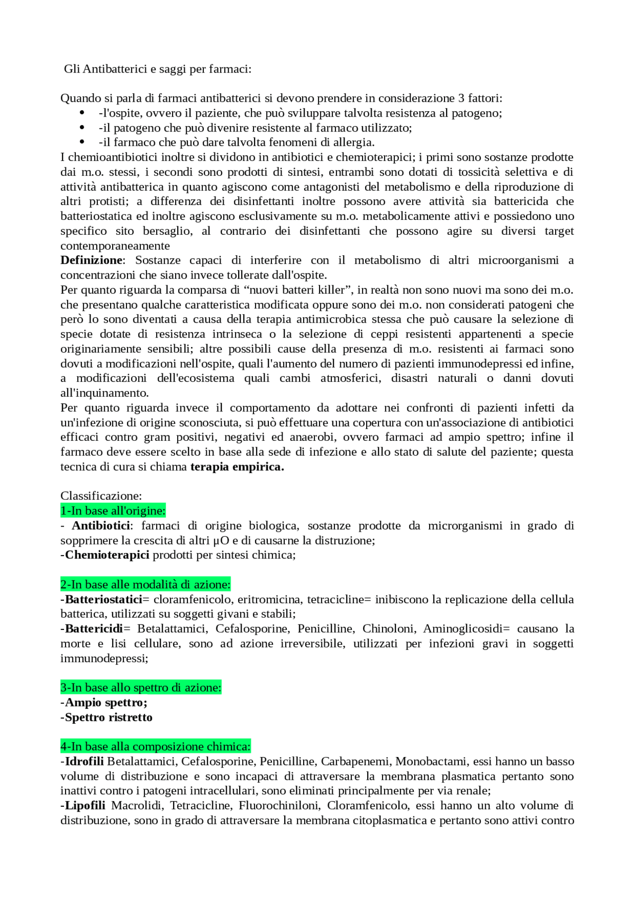 Appunti Di Microbiologia Ctf Docsity