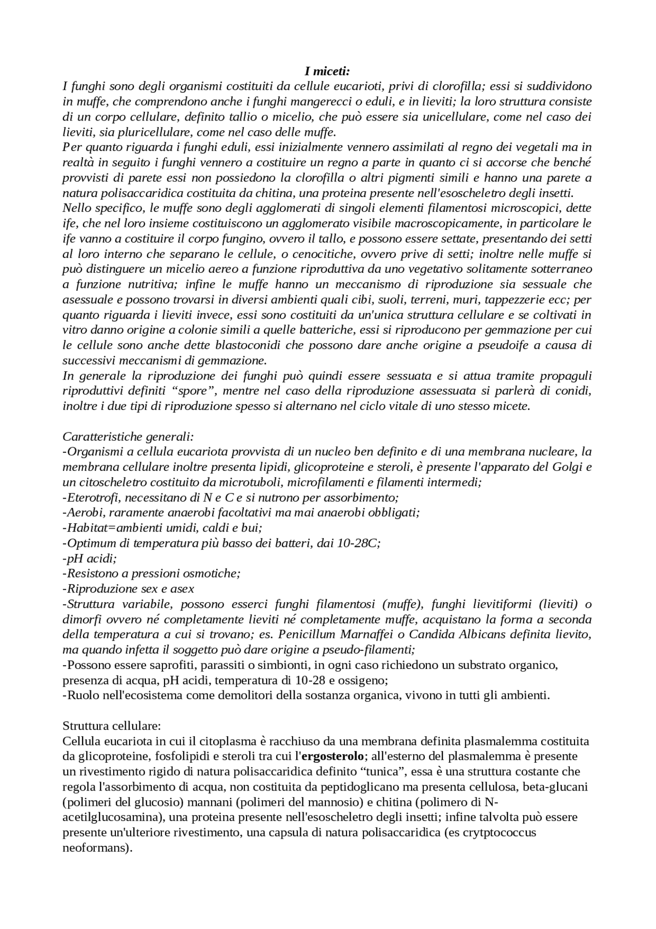 Appunti Di Microbiologia Ctf Appunti Di Microbiologia Docsity