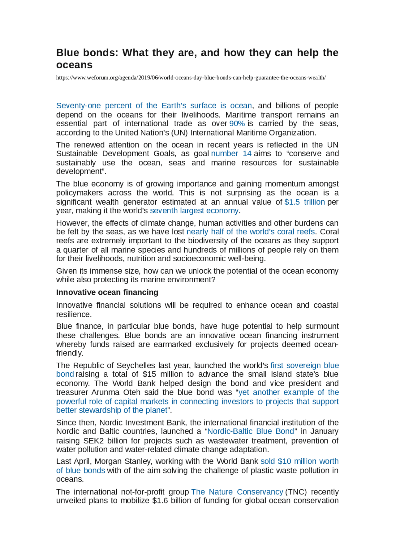 Exercise About English Docsity