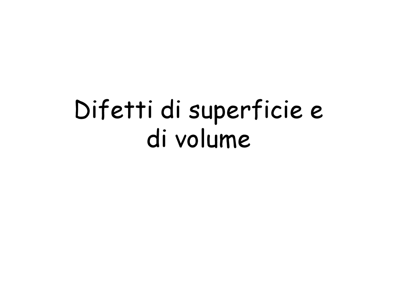 Slides Scienze E Tecnologia Dei Materiali Docsity